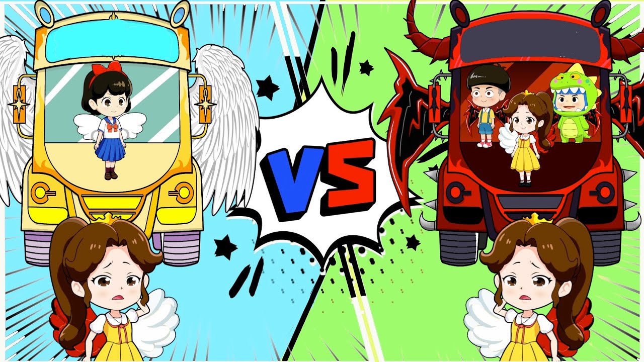 Adventures of Angel Car and Devil Car - YouTube
