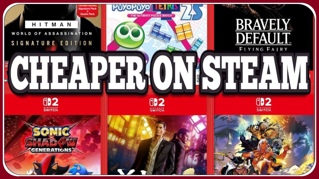 Save over $200 by BUYING Nintendo Switch 2 Games on STEAM - YouTube