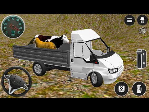 Kurbanlık Hayvan Taşıma Simülatör Oyunu - Ford Transit ve Kamyonet Sürüş Oyunu - Android Gameplay