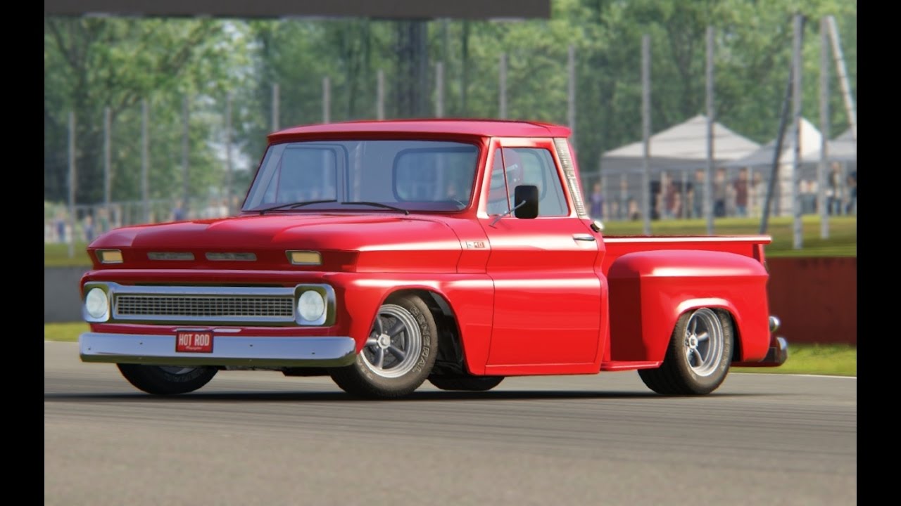 1965 C10 Chevy PickUp Hot Rod Top Gear at Silverstone - YouTube