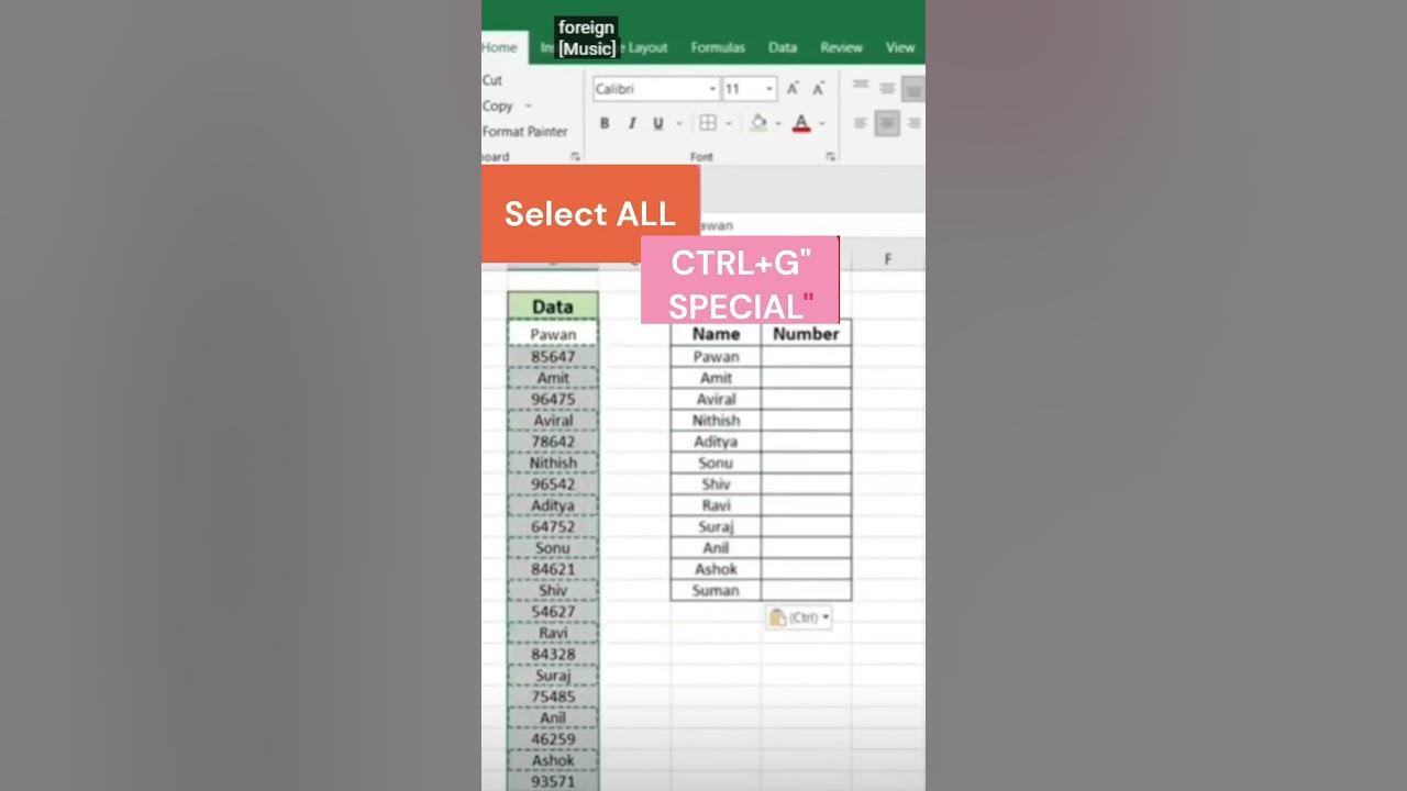 Easy Excel Tip Shorts Trending Excel Exceltipsandtricks Youtube