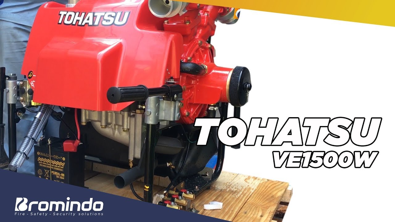 Pompa Hydrant Portable Tohatsu VE1500W - YouTube