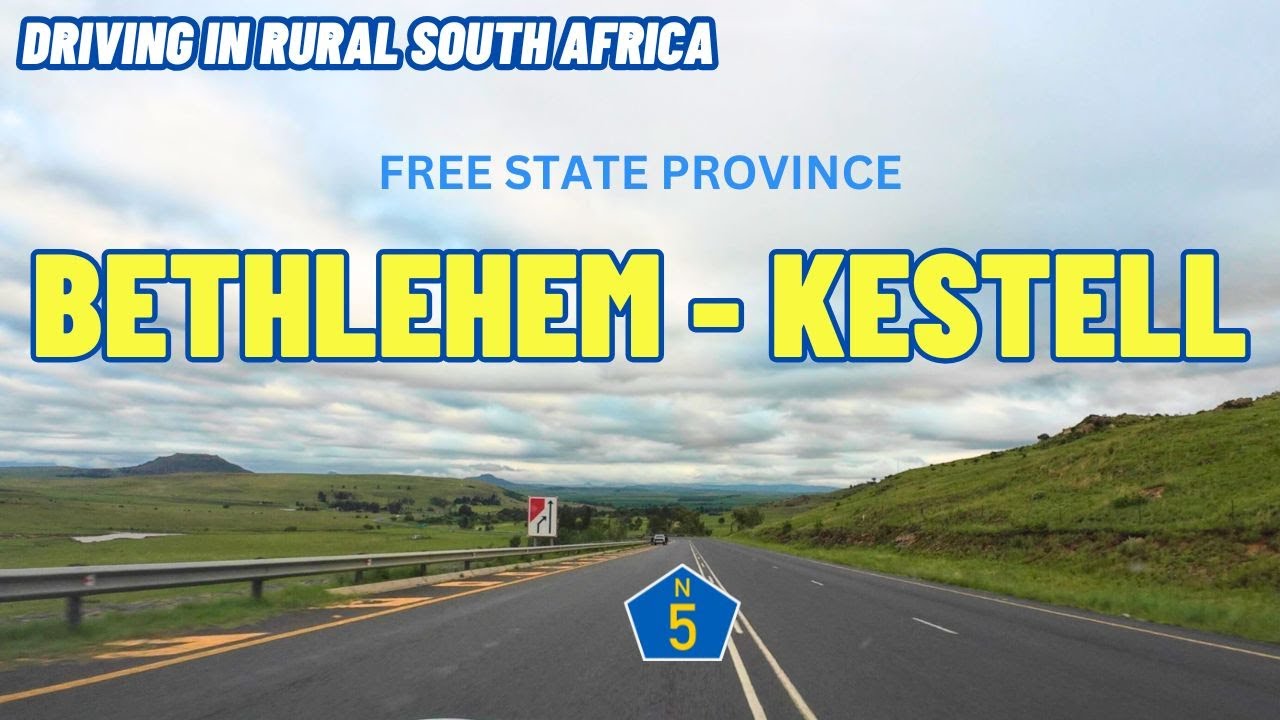 DRIVING FROM BETHLEHEM TO KESTELL | RURAL SOUTH AFRICA - YouTube