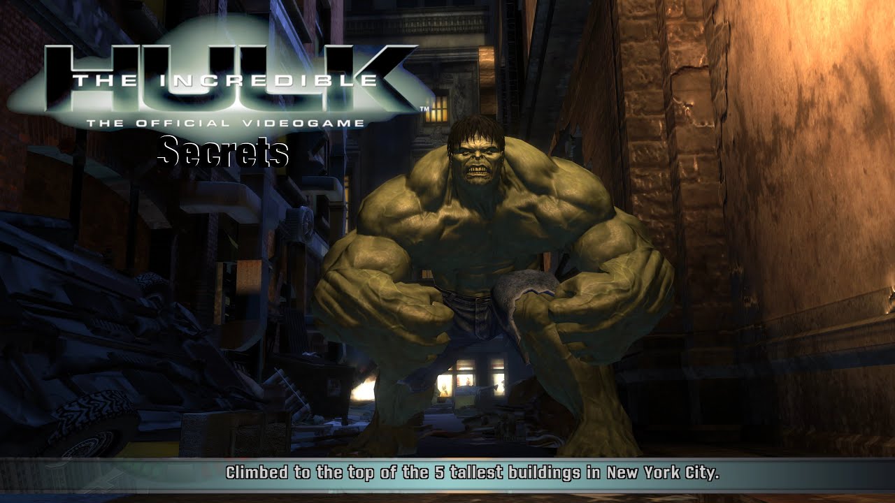 The Incredible Hulk SECRETS [PS3] UHD 4K60ᶠᵖˢ (5 TALLEST BUILDINGS ...