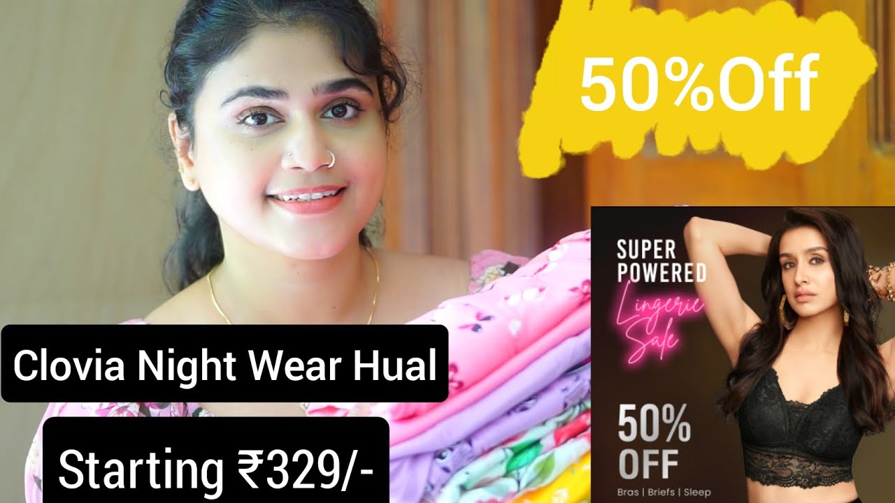 Clovia Affordable Night wear Haul Starting ₹329/- | Super Powered ...