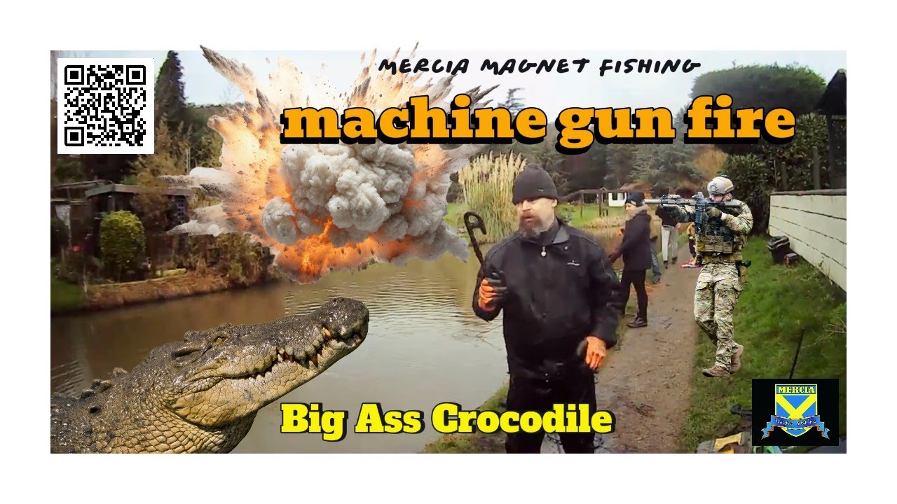 Machine gun fire, wind chimes and a big ass Crocodile - YouTube