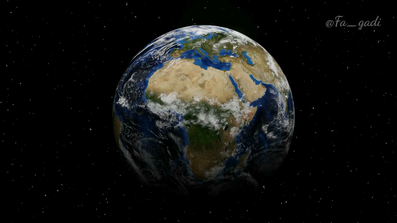 Earth Animation in EEVEE by blender 2.8 - YouTube