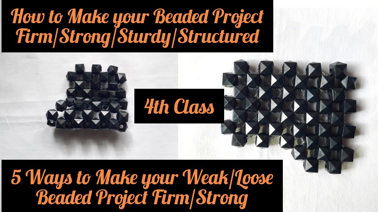 4th Class of THE BEGINNER IN BEADS COURSE 5 WAYS ON HOW TO MAKE A WEAK ...