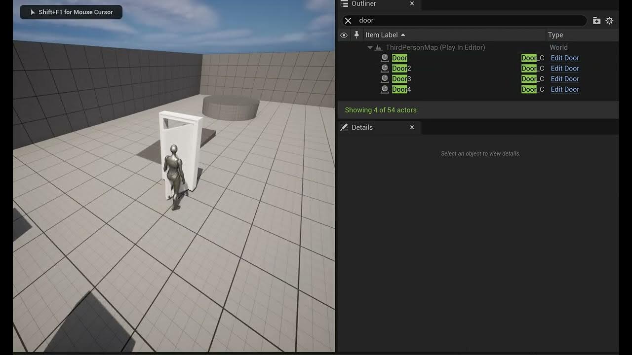 Ctrl C + Ctril V to create multiple door | Unreal engine 5 - YouTube