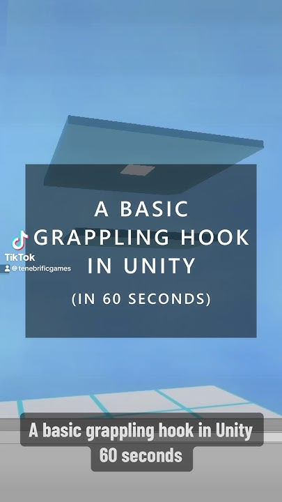 Grappling Hooks In Unity 3d 🪝 Gamedesign Gamedev Howto Indiegames Unity3d Youtube