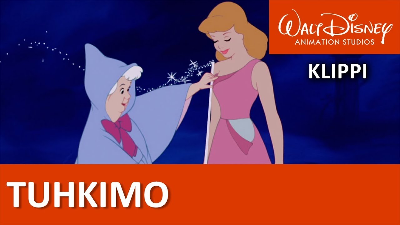 Tuhkimo | Juhlapuvun taikominen! – Disney Prinsessat - YouTube