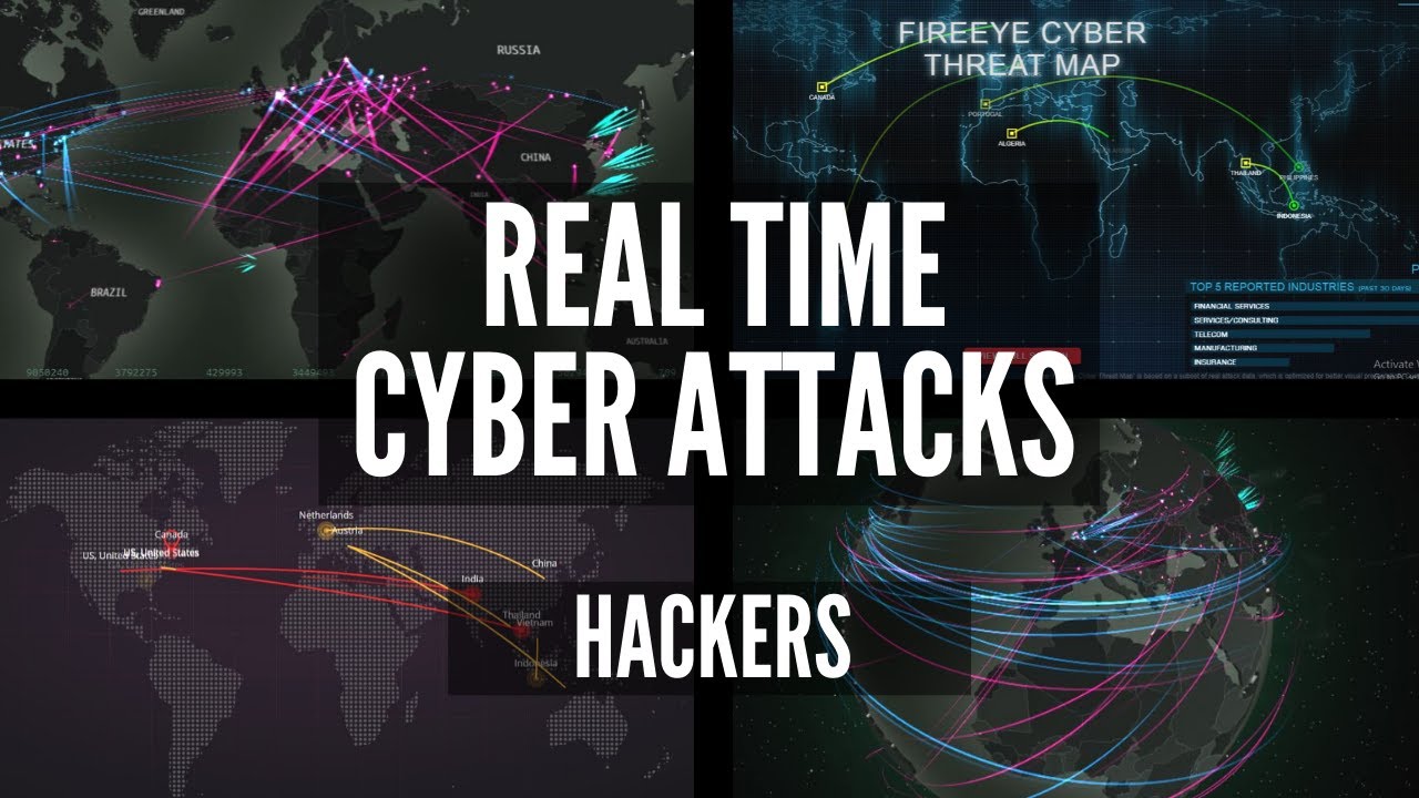 Cyber Attack Maps - Watch Cyber Attacks in Real-Time - YouTube