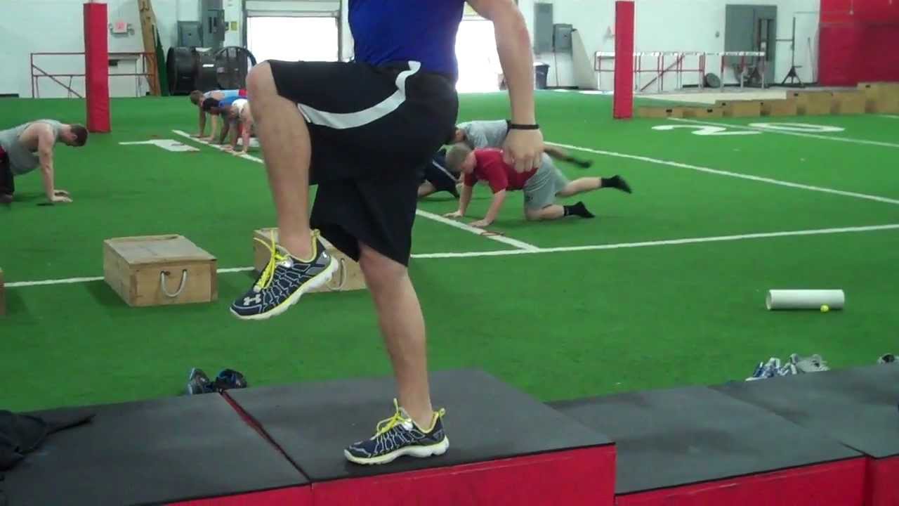 High Knee Step Up (Peterson Step Up).mp4 - YouTube