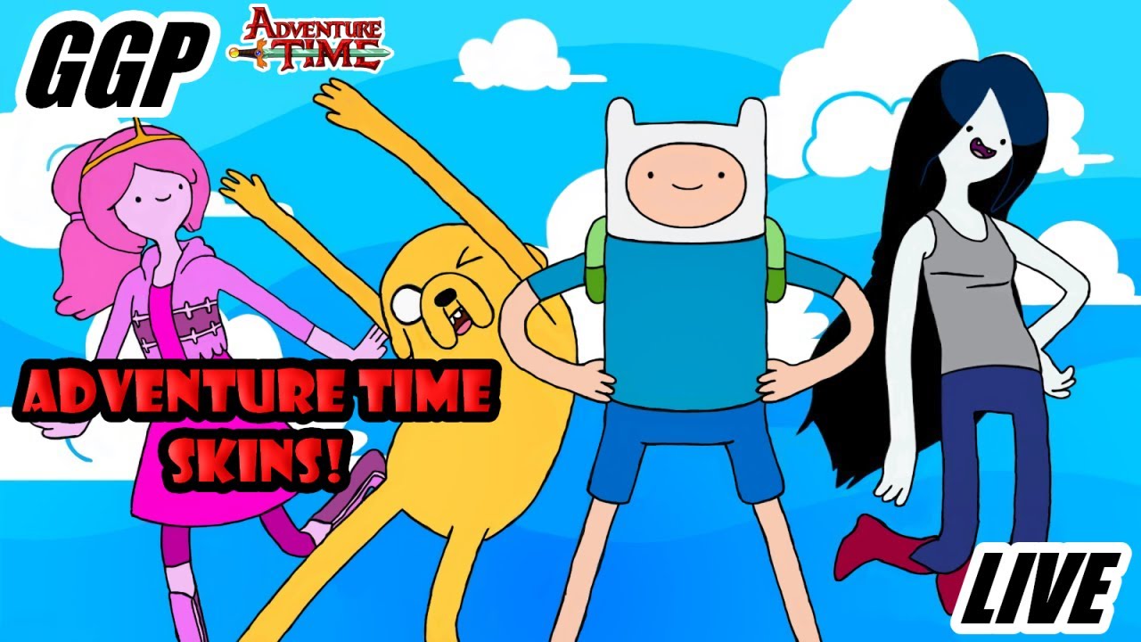 🌄⚔ Adventure Time Skins! | 🧑🐶 Jake, Finn, Prz. Bubblegum und Marceline ...