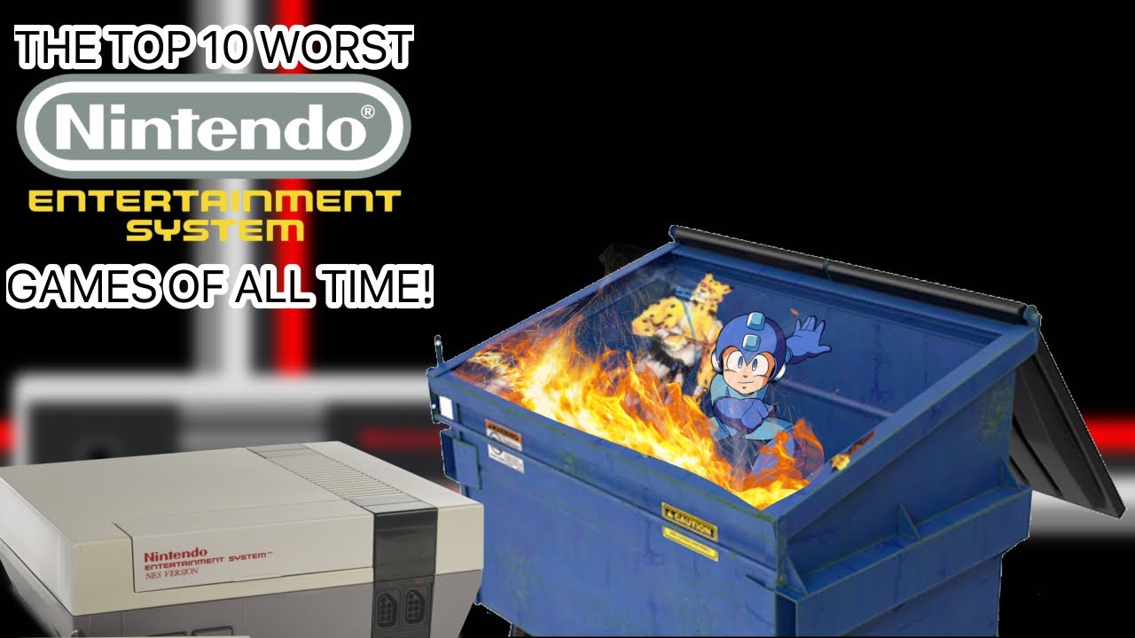 The Top 10 Worst Nintendo Entertainment System (NES) Games Of All Time ...