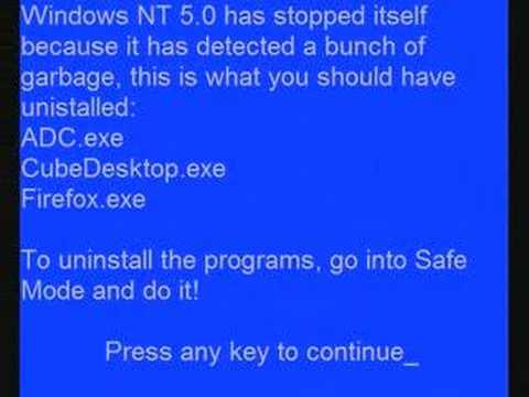 Windows Startup Sounds (My Creative Blue Screens of Death!) - YouTube