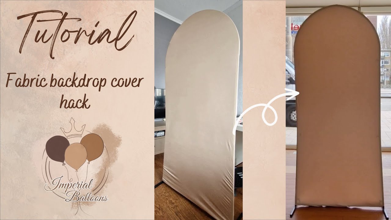 Tutorial | Hack: Fabric backdrop cover | Ubackdrop.com alternative ...