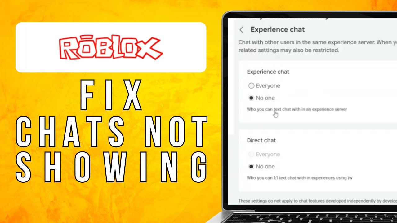 How To Fix Roblox Chats Not Showing (2025) Quick Fix Tutorial - YouTube