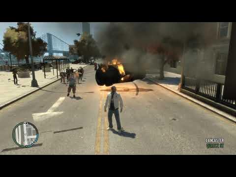 GTA4 - Ultimate traffic speed of 9999999. Zombie. - YouTube