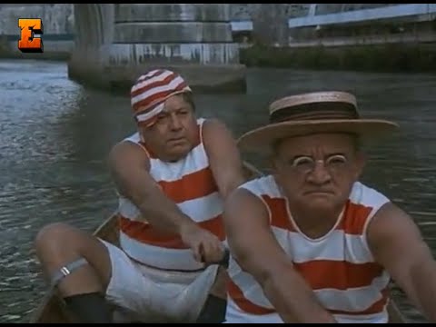 Fantozzi e la Gara di Canottaggio sul Tevere con Filini 😅