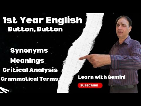 Button, Button 1st year short story lecture in detail. Its carries ...