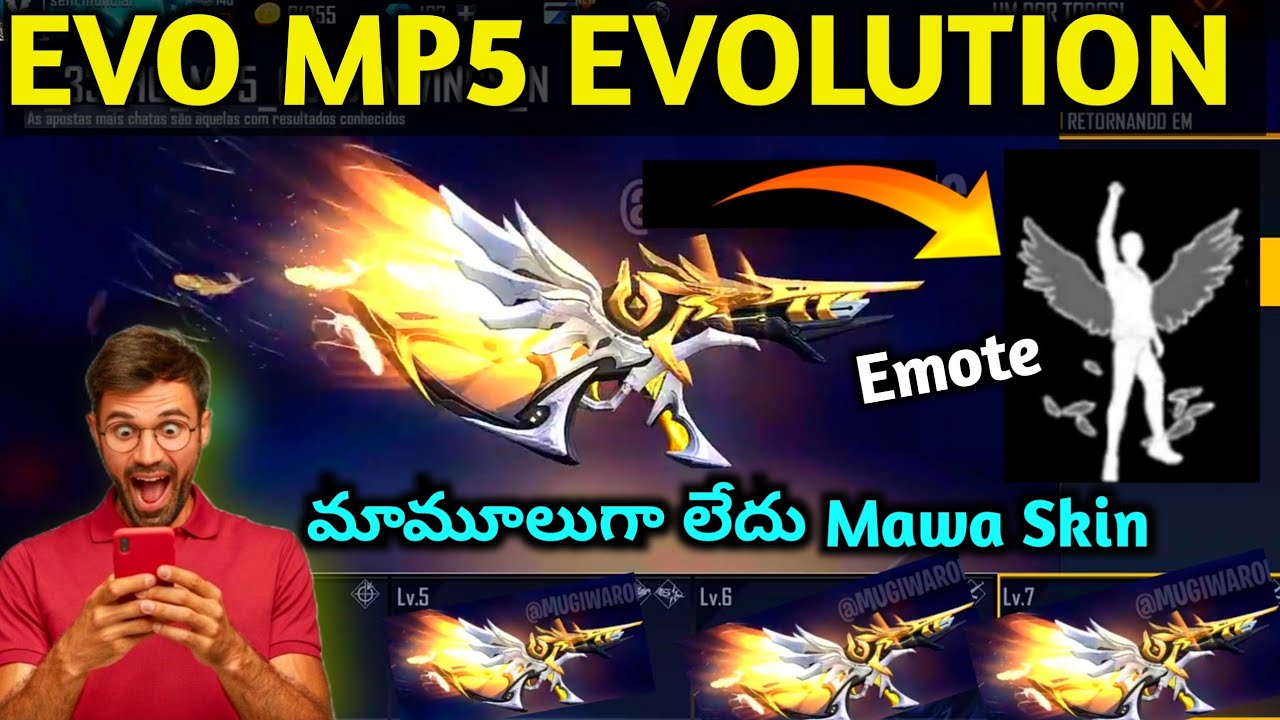 Evo Mp5 Evolution Free Fire | Evo Mp5 Skin Free Fire | Gaming With MG ...