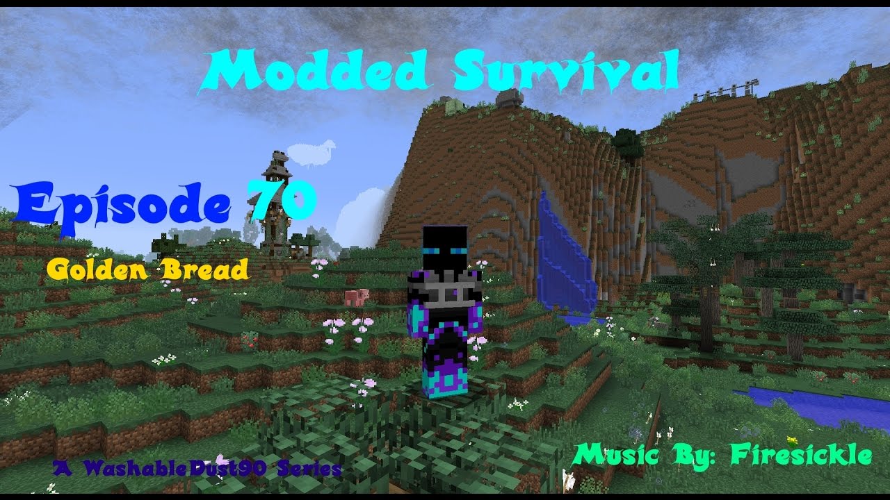 Minecraft Modded Survival Episode 70 Golden Bread - YouTube