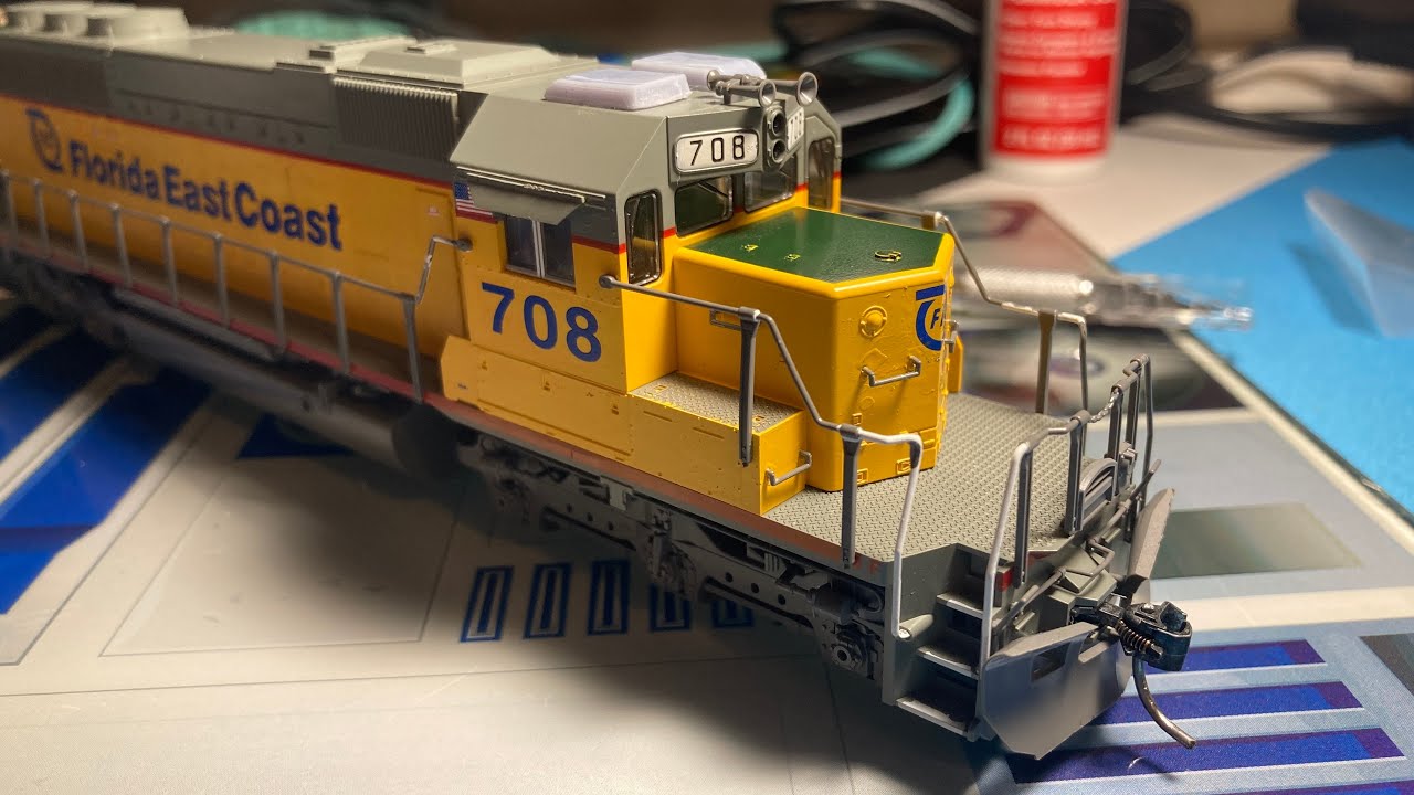 FEC SD40-2 custom RV AC job for a friend - YouTube