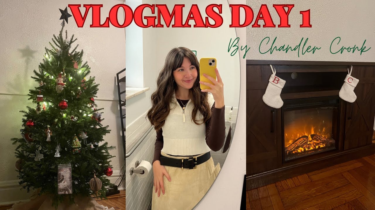 Vlogmas Day 1 🎄🎅🏼♥️ First Time Doing Vlogmas New Furniture Apartment