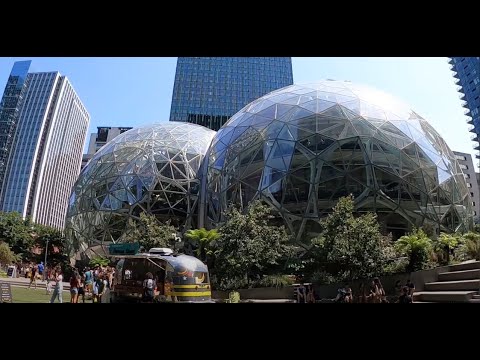 Amazon Seattle spheres building, the amazing indoor garden #amazon ...