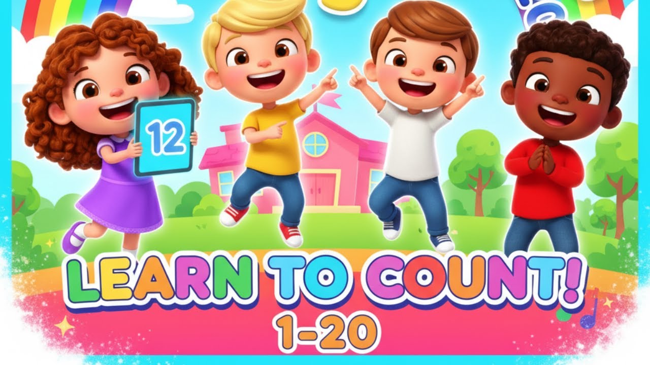 Count and Cheer || Counting 1 to 20 || Counting Song for Kids - YouTube