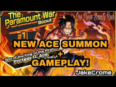 One Piece Bounty Rush: NEW Ace SUMMON + GAMEPLAY! - YouTube