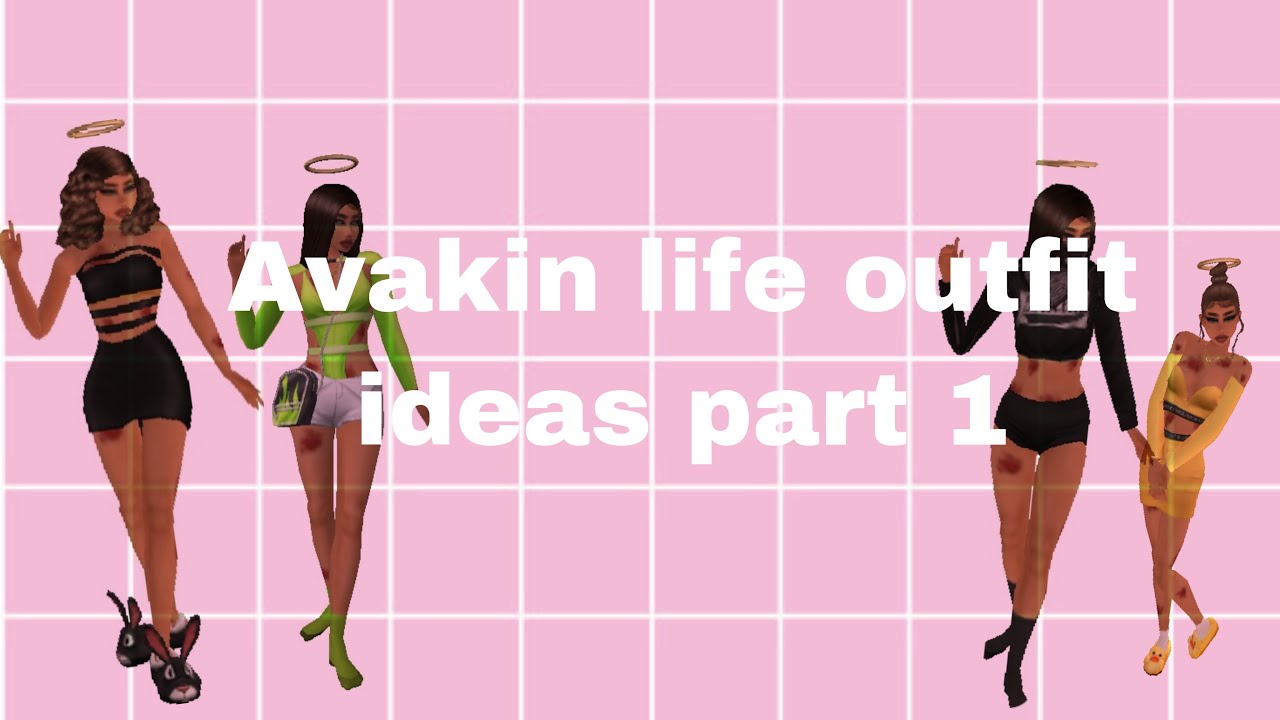 Avakin Life Female Outfit Ideas Part 1 - YouTube
