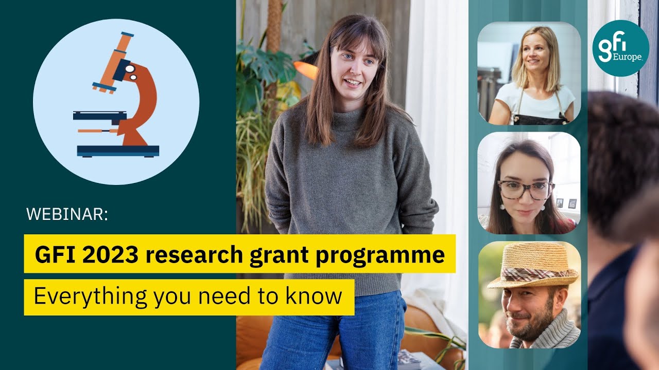Webinar: Everything European applicants need to know about the GFI 2023 research grant programme ...