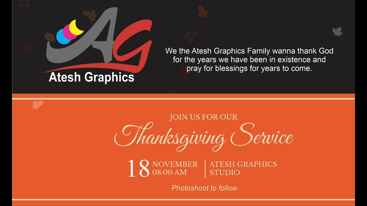Atesh Graphics Thanksgiving Service 2024 - YouTube