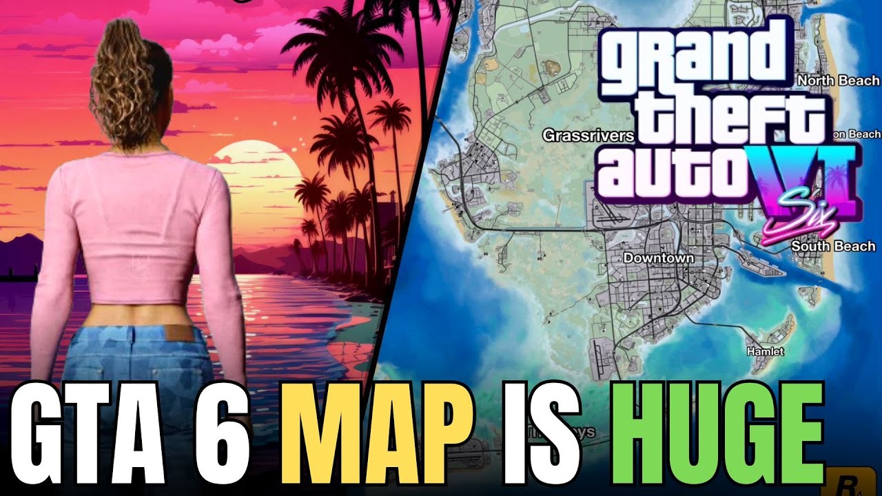 GTA 6 MAP is Huge COMPARE to GTA 5 & RDR2 (Fans are CRAZY ) - YouTube