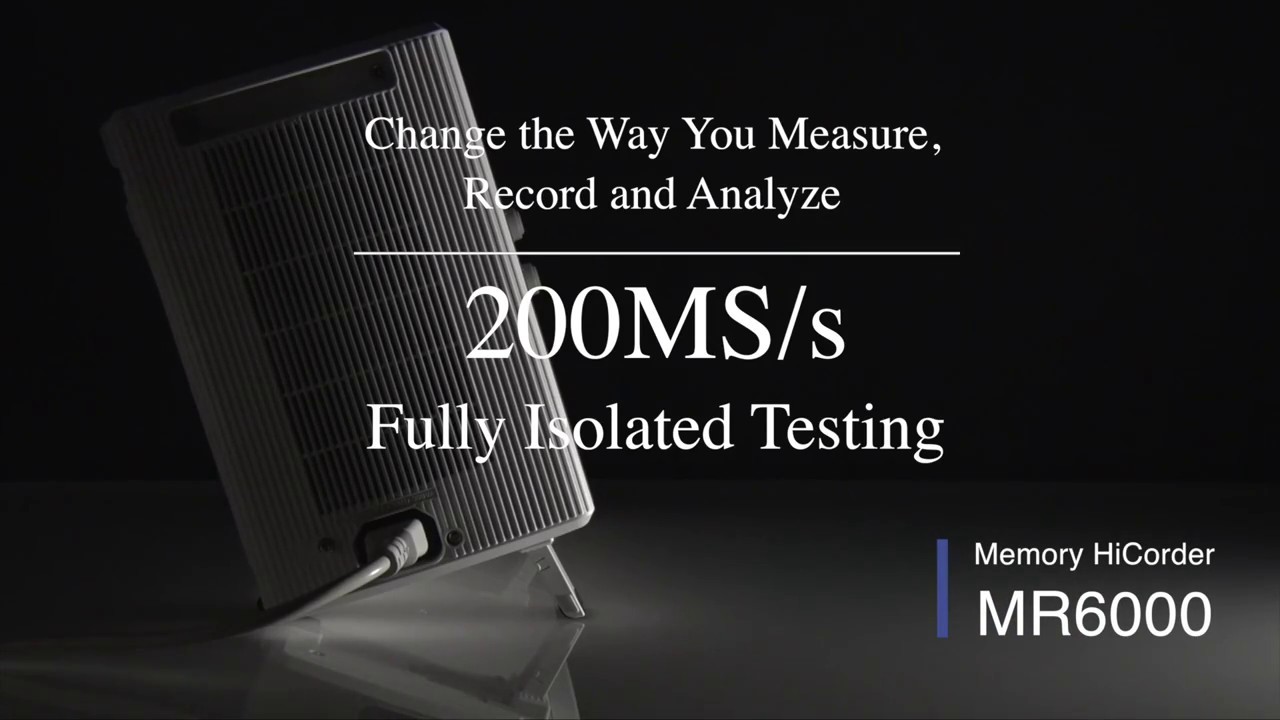 Hioki MR6000 Memory HiCorder - Design - - YouTube