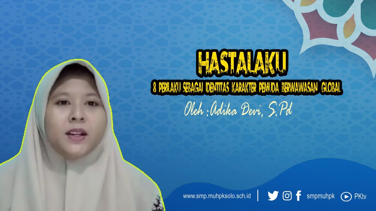 Ustazah Adika Devi, S.Pd. | Hastalaku: 8 Perilaku indentitas karakter ...