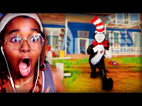 THE CAT IN THE HAT IS IN HELLO NEIGHBOR