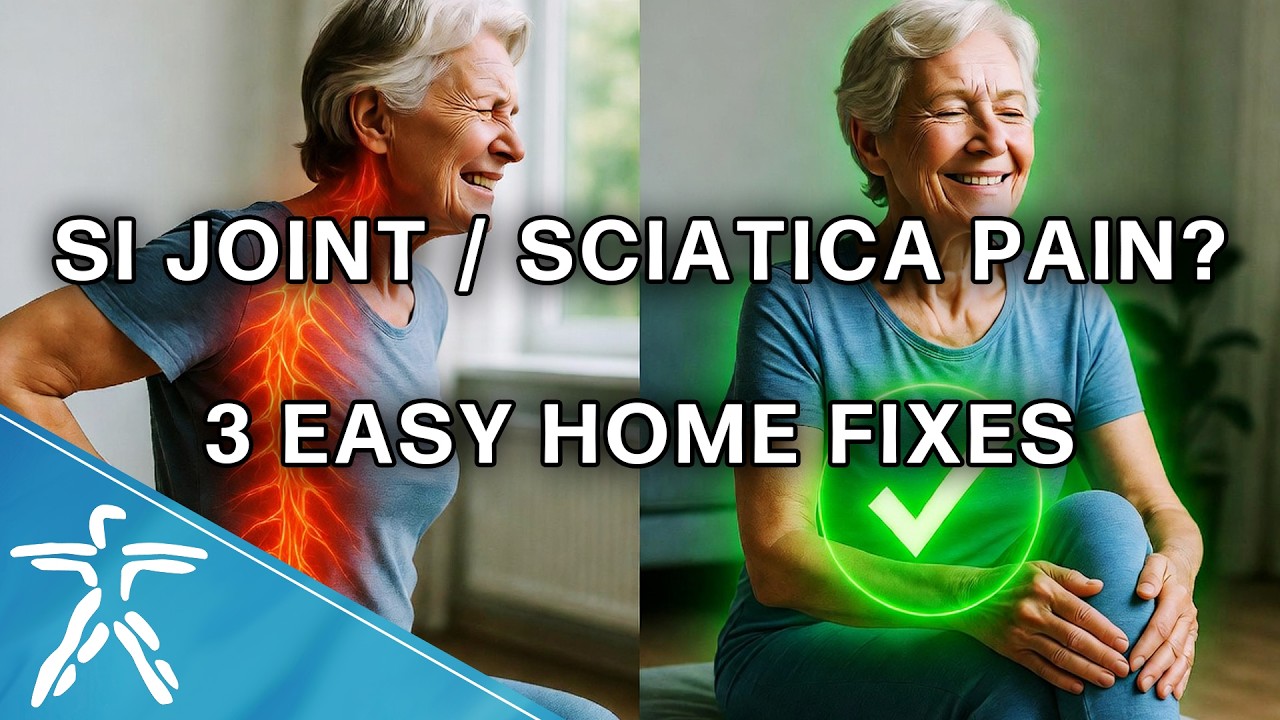 Doctor Shows Easy SI Joint Exercises for Sciatica Pain - YouTube