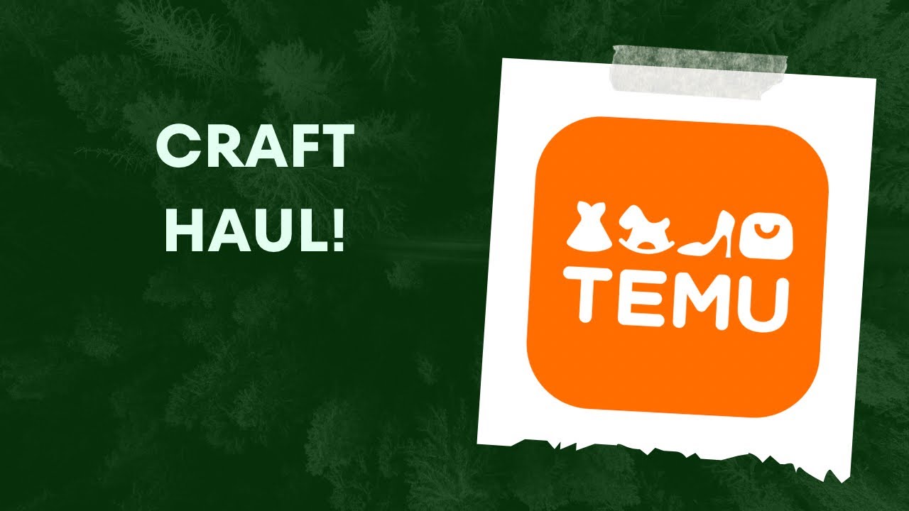 TEMU Paper craft Supply Haul! - YouTube