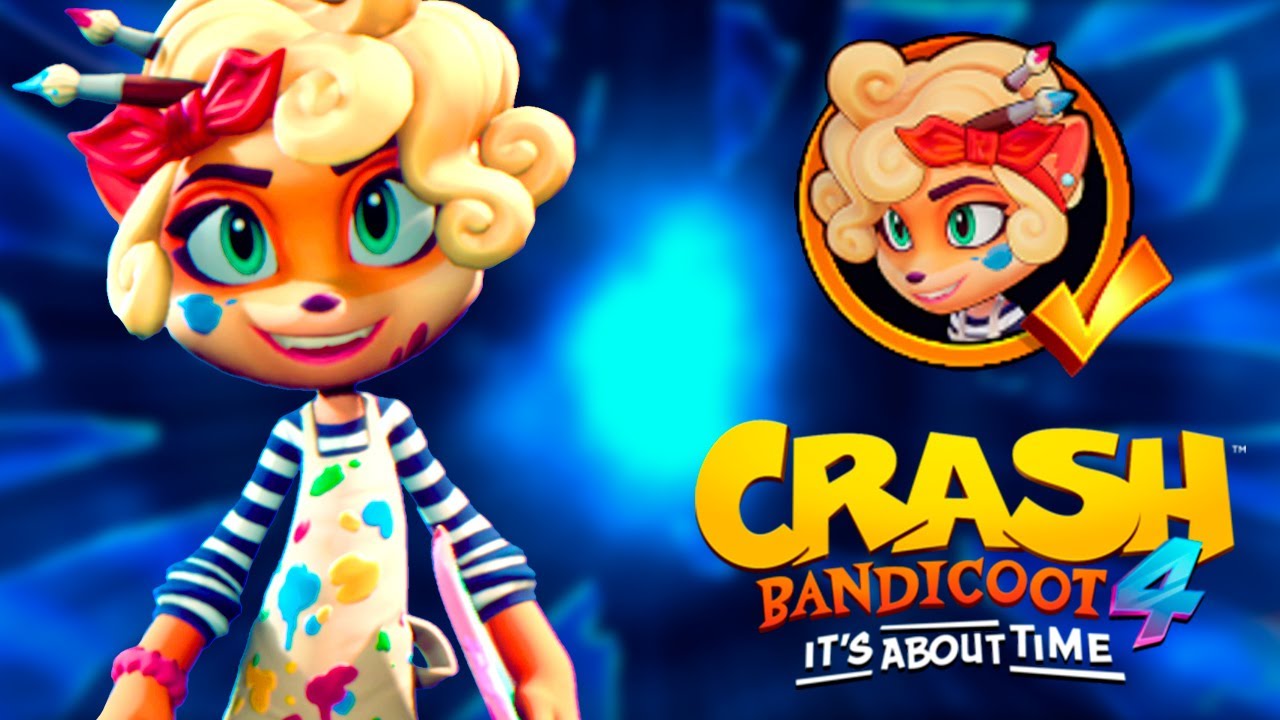 CRASH BANDICOOT 4 #33 COCO TRAJE ZÉ ARTISTE PINTORA Gameplay Dublado ...