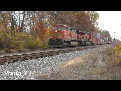 CSX I150 NB Westland, MI with BNSF 5224 & 6763 - YouTube