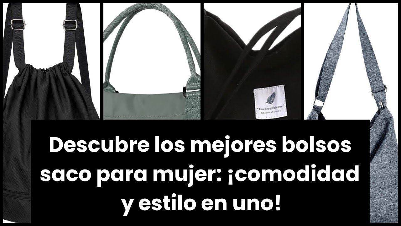 Bolso saco mujer: Descubre los mejores bolsos saco para mujer ...