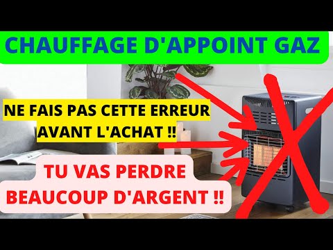 Comment et quel chauffages d'appoint au gaz choisir en 2023 ? TOP 5 des meilleurs ! test Conseils