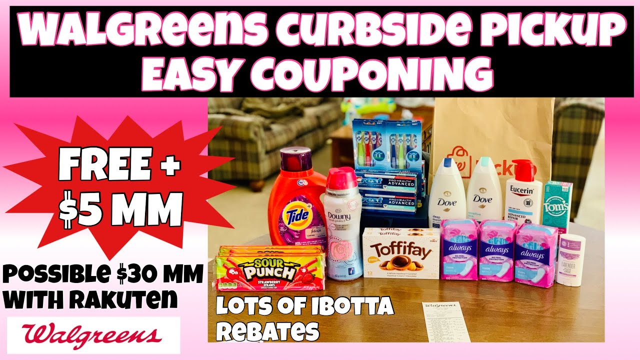 WALGREENS CURBSIDE PICKUP/ EASY COUPONING/ FREE + $5 MM/ Learn ...