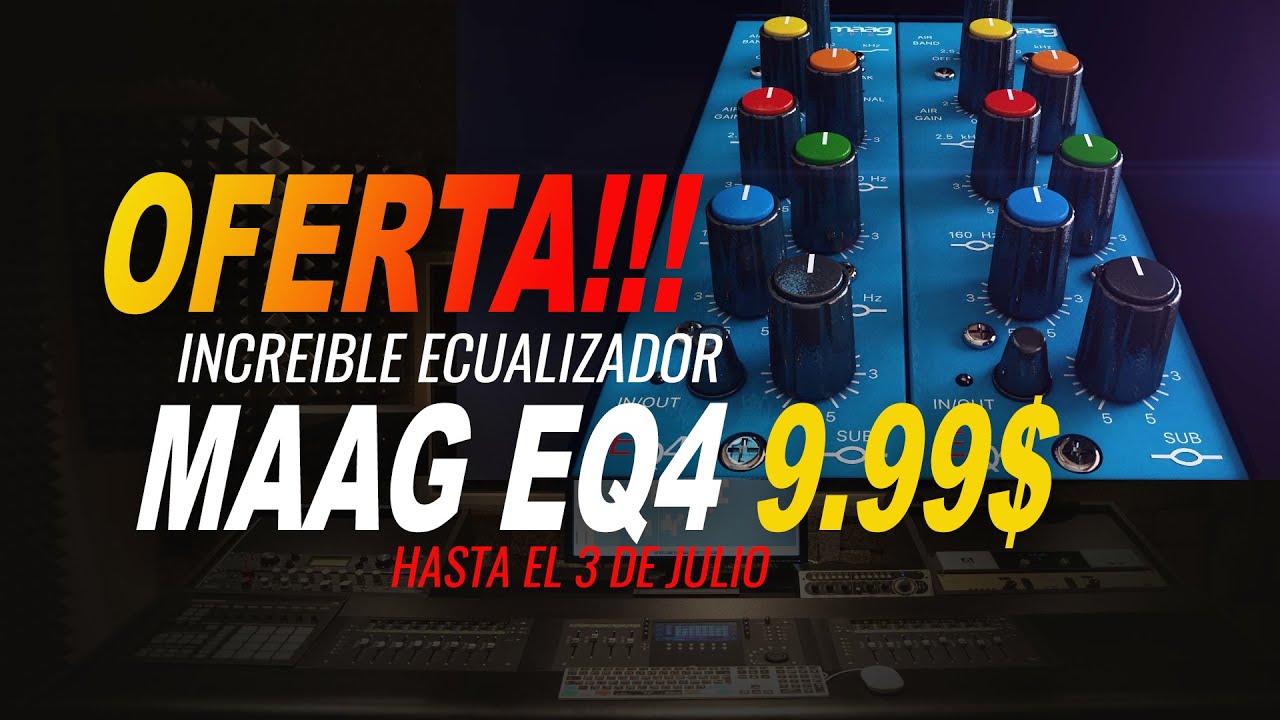 MAAG EQ4 consíguelo ahora!!! SUPER DESCUENTO EN PLUGIN ALLIANCE INCREIBLE ( + CUPÓN!! 👇) - YouTube