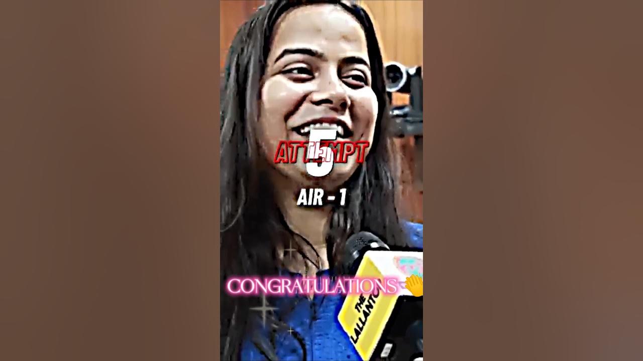 UPSC ️TOPPER 2024 SHAKTI DUBEY MAM #AIR-1 # success#shorts #viral #trending - YouTube