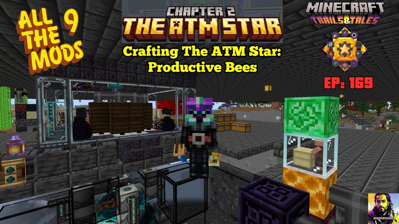 All The Mods 9: Episode 169. Crafting The ATM Star: Productive Bees ...