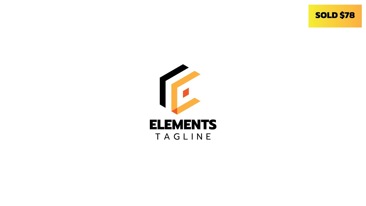 Adobe Illustrator - Tutorial Mendesain Logo : ELEMENTS - YouTube